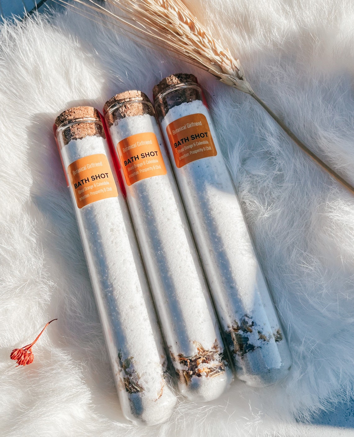 Bath Shot: Single Use Test Tube Botanical Bath Salts - Etsy