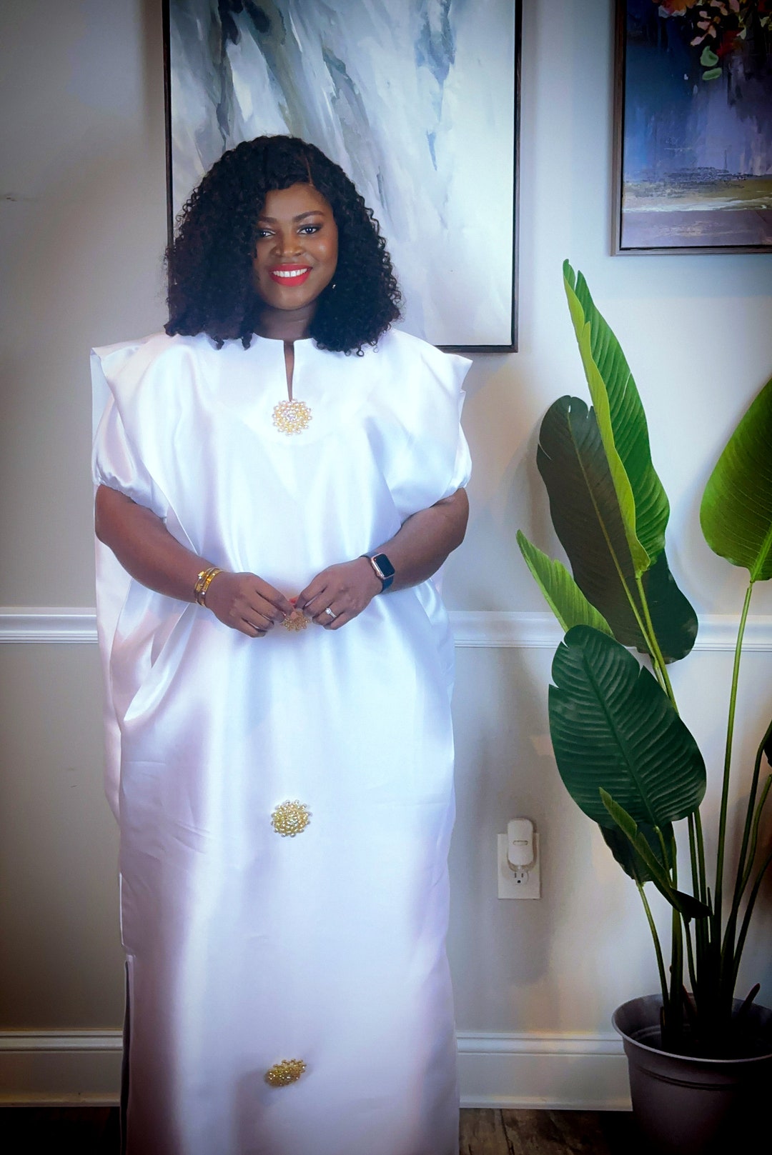 Rich Aunt Embellished Bubu, Stoned Bubu, Kaftan, Mikado Gown, Boubou ...