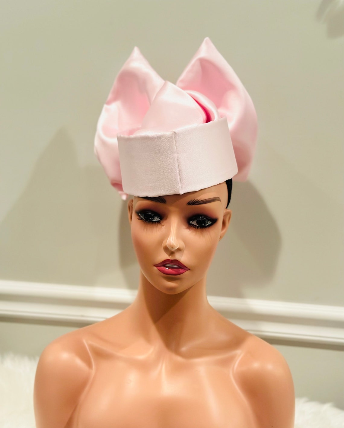 Luxury Zara Cap, Hat, Braided Turban, Bedazzled Turban, Braided Turban ...