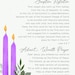 Printable Four-week Advent Candle Lighting & Prayer Guide for ...