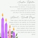 Printable Four-week Advent Candle Lighting & Prayer Guide for ...