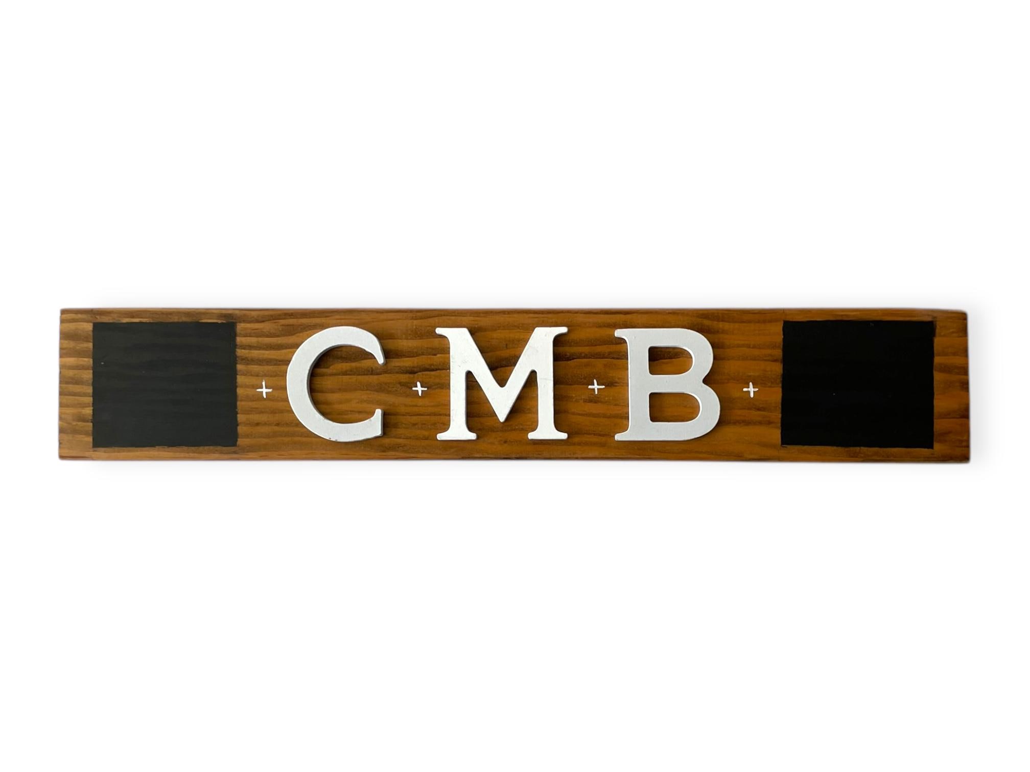 Epiphany Blessing Sign With "+c+m+b+" 3D Letters | Chalkboard Home ...