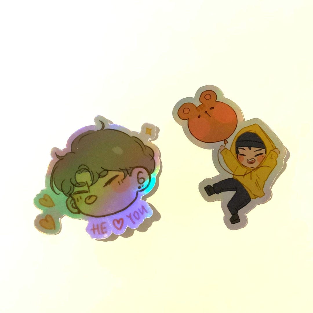 Holographic Changbin HAN Jisung Stickers - Etsy