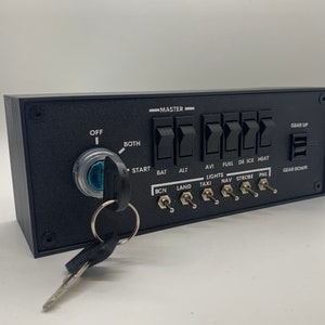 Cessna Style Flight Simulator Button Box With Ignition for - Etsy