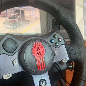 Kenworth Pedals & Center Logo Combo ATS Truck Logos for Logitech G920 ...