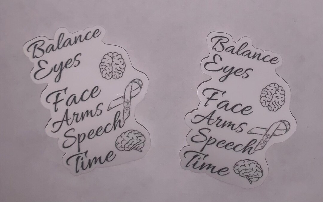 BE FAST Stroke Awareness Sticker or Magnet Multiple Sizes Available - Etsy