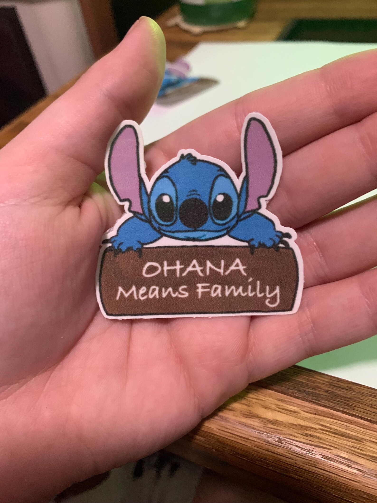 Stitch “ohama Means Family” Sticker! - Etsy