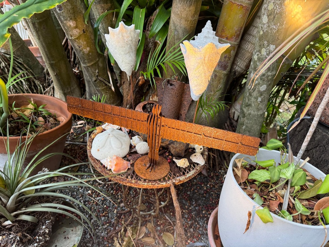 Rusted Steel Angel of the North Inspired Art - Small - Etsy UK