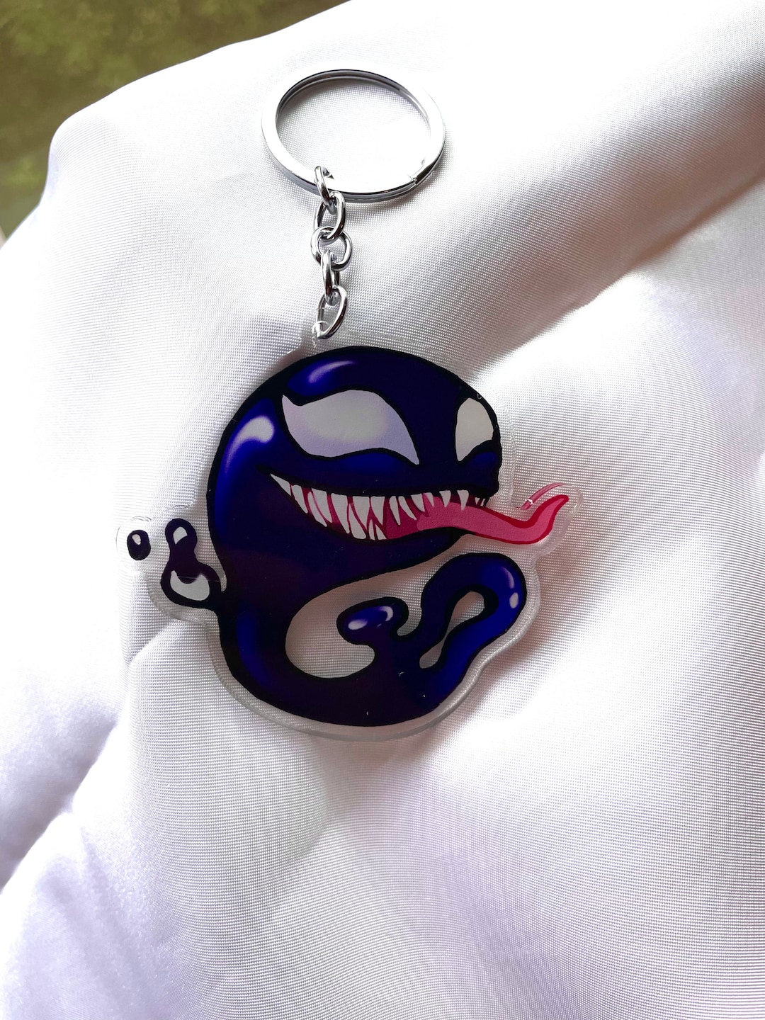 3 In. Venom Acrylic Keychain - Etsy