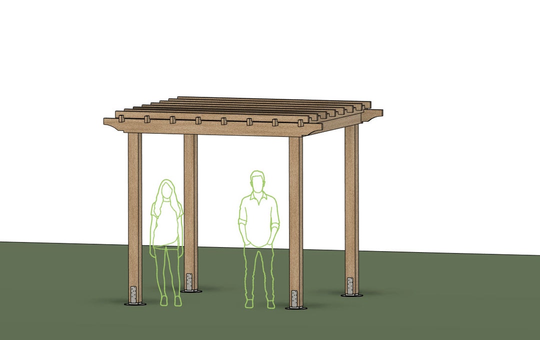 DIY Build Plans - Backyard Gazebo - Backyard Ramada - Pergola - Plan ...