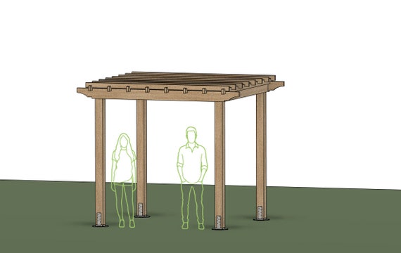 DIY Build Plans Backyard Gazebo Backyard Ramada Pergola | Etsy