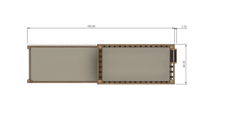 DIY Build Plans Twin Offset Bunk Bed Double Twin Loft and Bed Plan 086 ...
