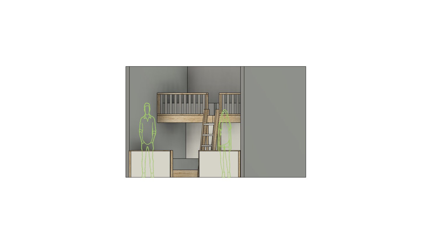 DIY Build Plans - Four Bed Bunk Layout - Two Twins and Two Full - Plan ...