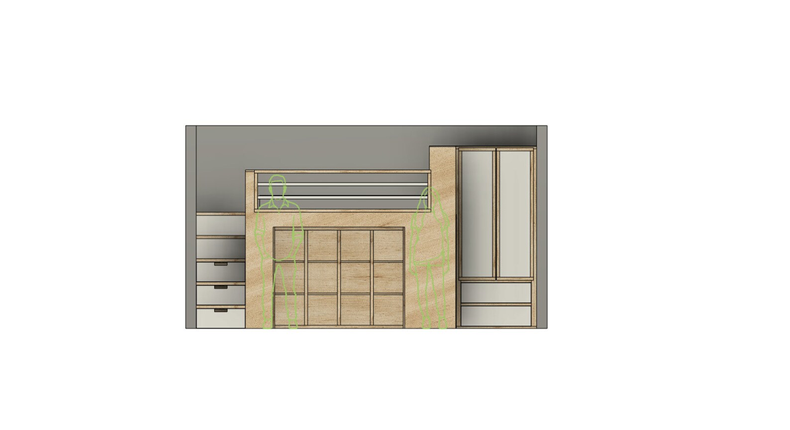 DIY Build Plans Queen Loft Bed With Stairs Loft With Storage Bed With Storage Bed With Cubbies ...