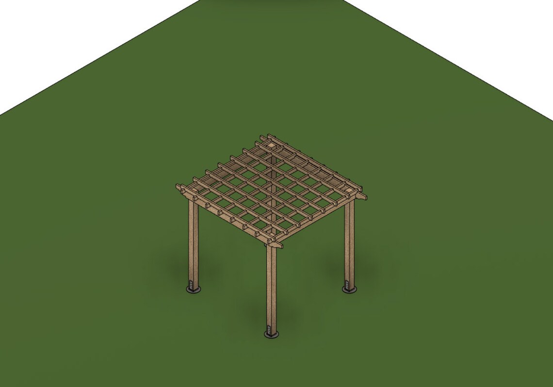 DIY Build Plans - Backyard Gazebo - Backyard Ramada - Pergola - Plan ...
