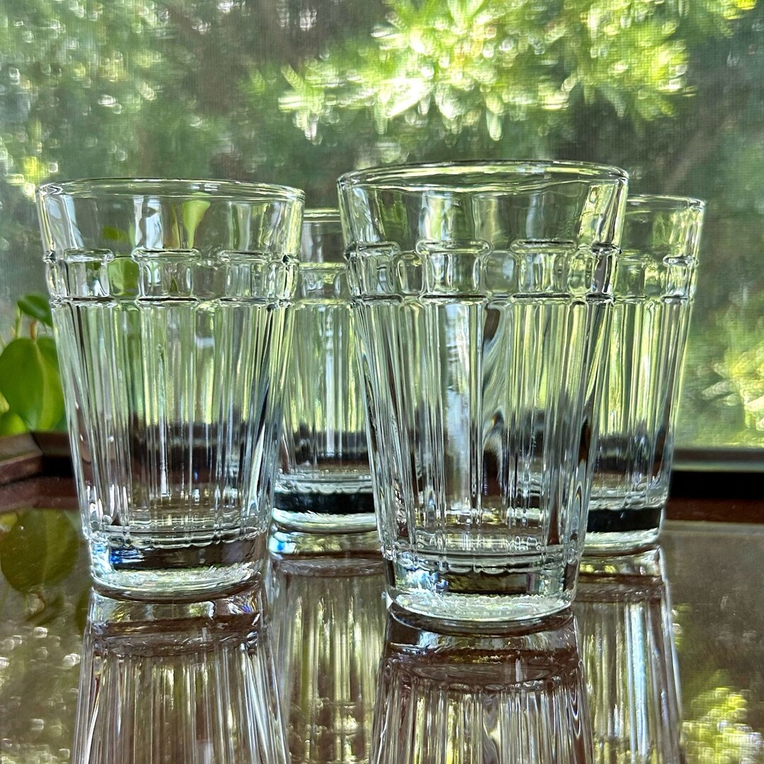 Vintage Longaberger 6 Oz. Woven Tradition Juice Glasses Set of 4 - Etsy