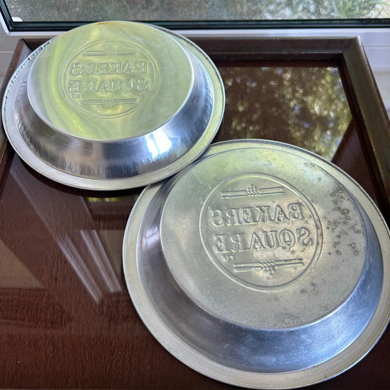 Vintage Baker’s Square Pie Pans – Set of 2 – 9” Aluminum - Etsy