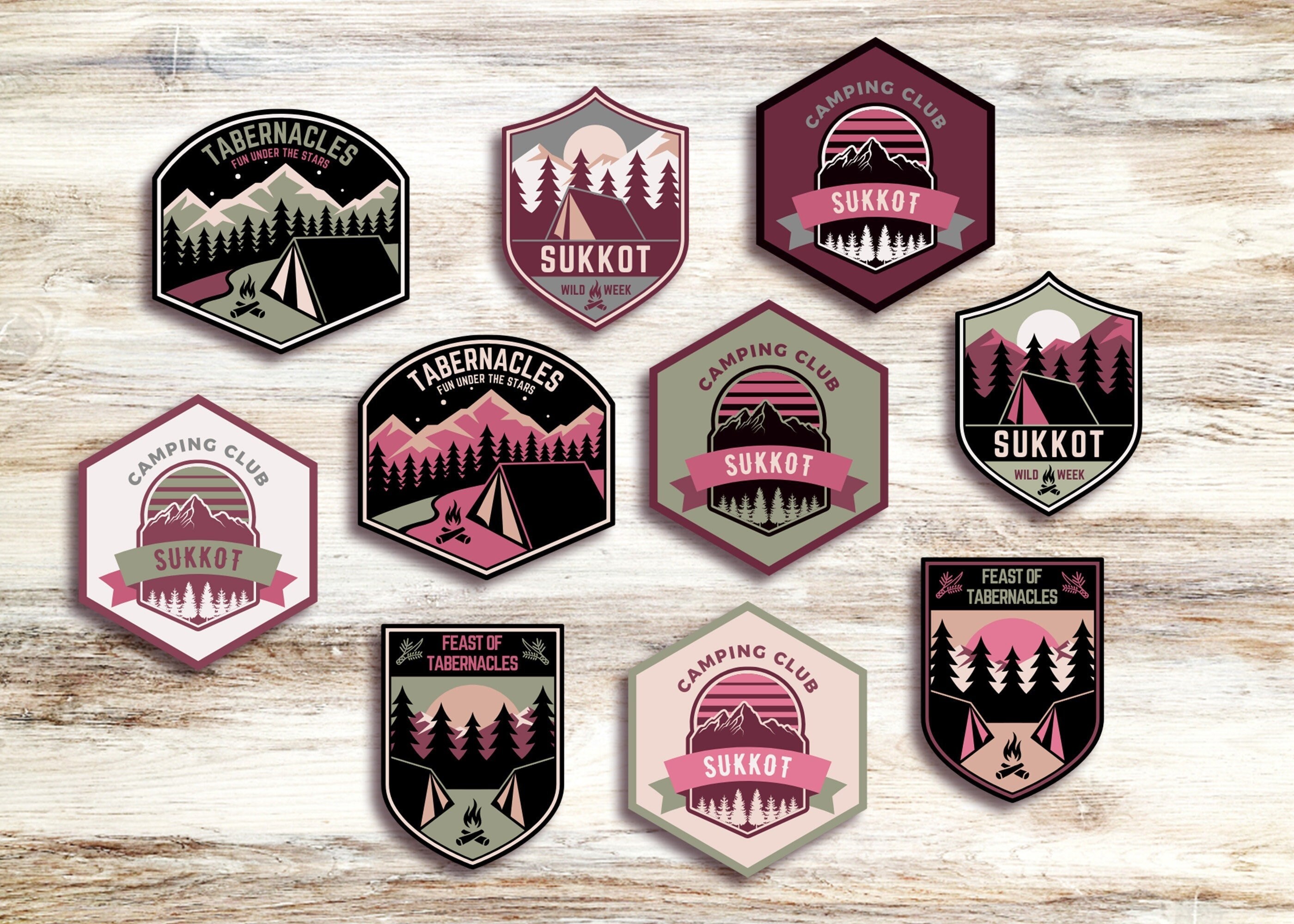 Sukkot Camping Stickers | Feast of Tabernacles, Biblical Feast Days ...