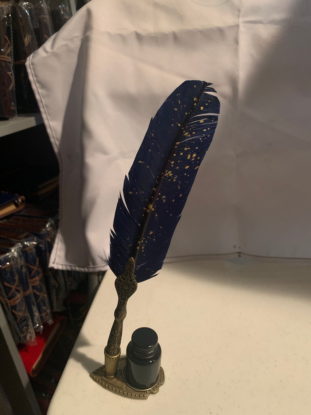 Exquisite Feather Pen Introduction to Calligraphy Set With Stand ...