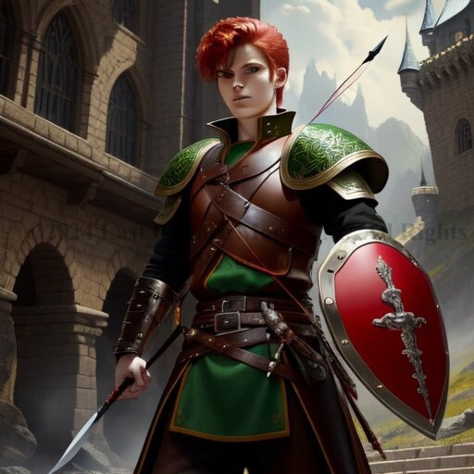 Finn the Fair- Fierce Fighter for the Fianna. Fantasy. Dungeons and ...