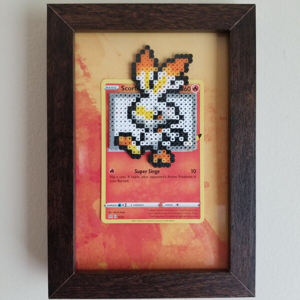 Perler Bead Card - Etsy