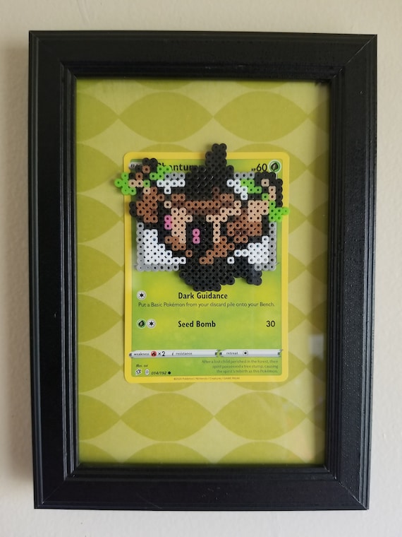 Phantump Perler Pokemon Card | Etsy