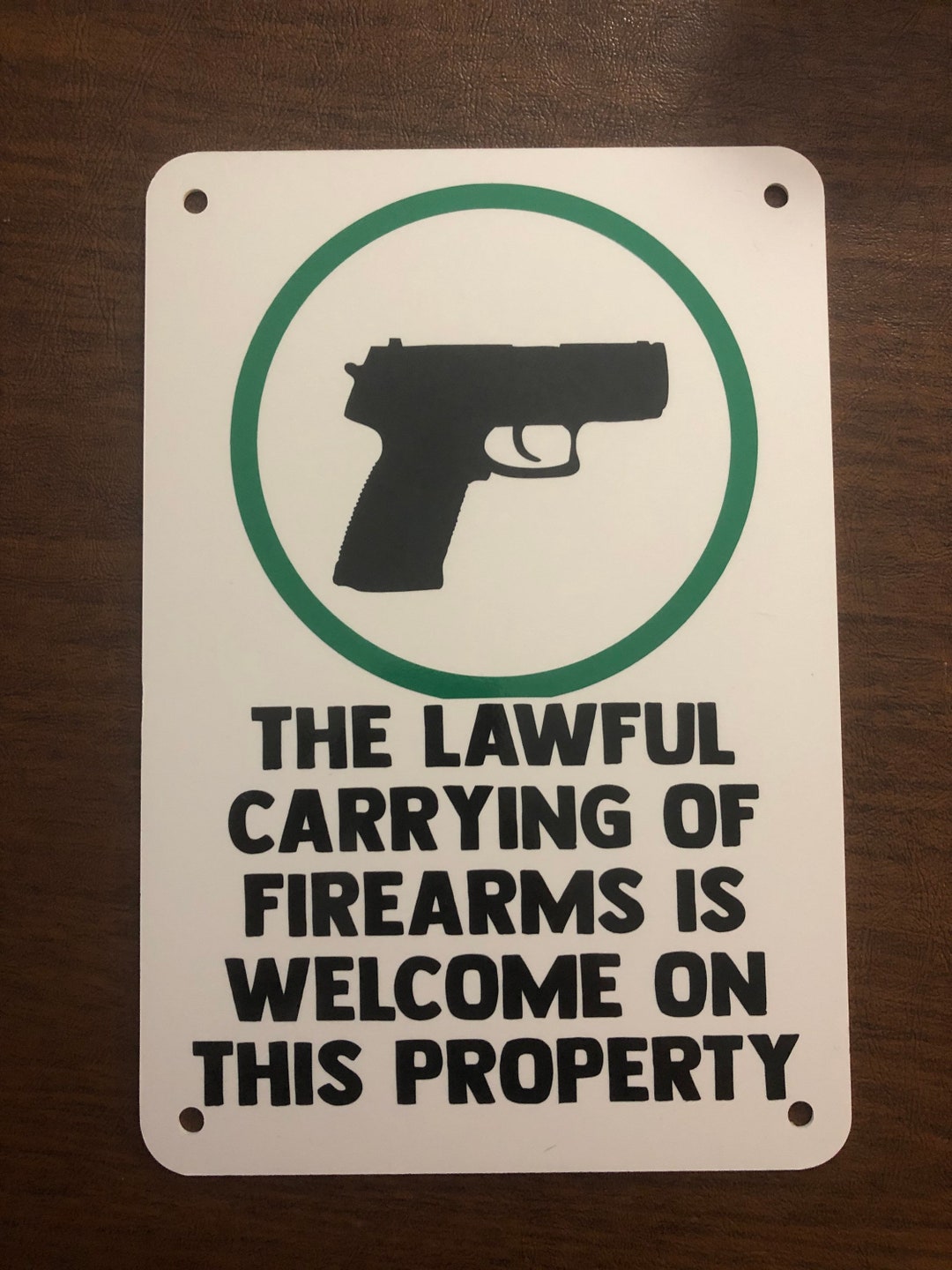 Lawful Carry/2nd Amendment Sign - Etsy