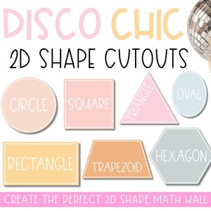 2D Shapes Classroom Math Wall Posters - Etsy