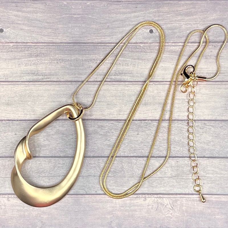 Boho Gold Drop Necklaces - Etsy UK