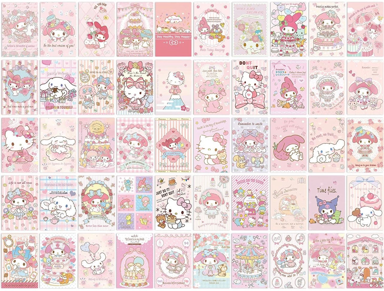 S-anrio Poster Pack of 5 With Freebie - Etsy