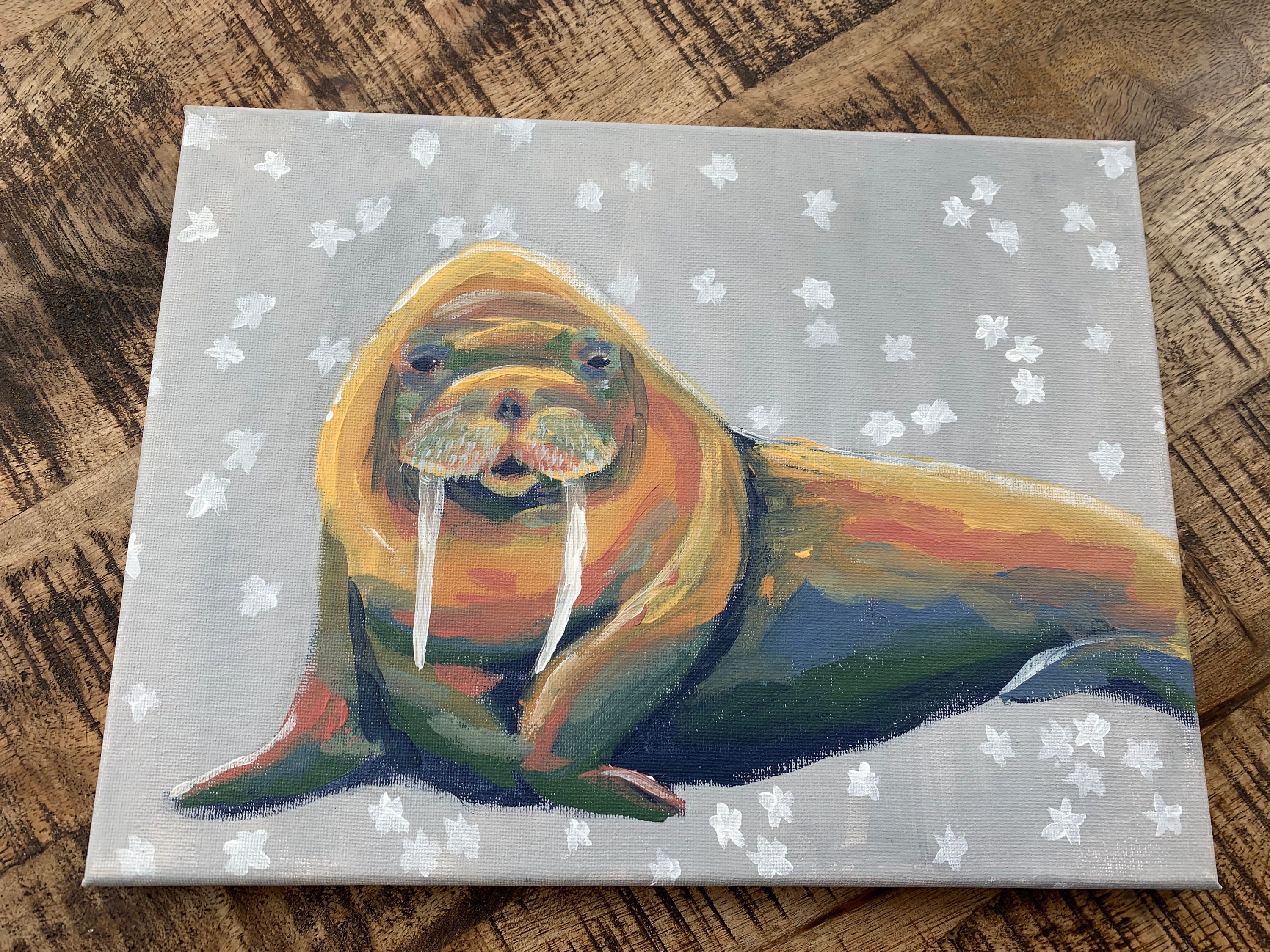 Alaskan Walrus Painting - Etsy