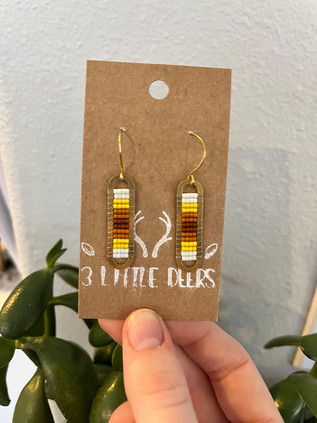 Handmade Seed Bead Earrings - Etsy