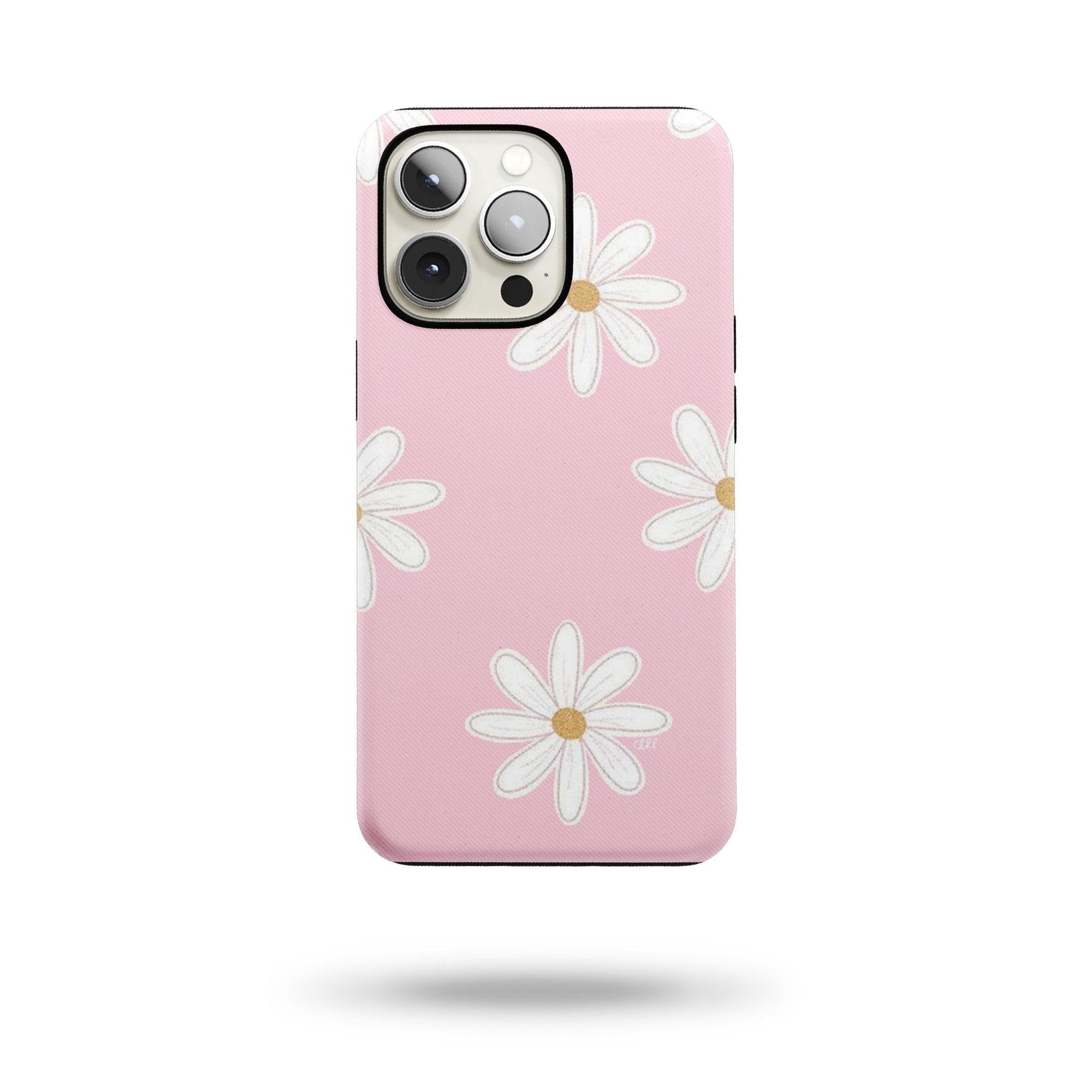 Daisy Flower Aesthetic Tough Case Pastel Phone Case for iPhone 14 Pro ...