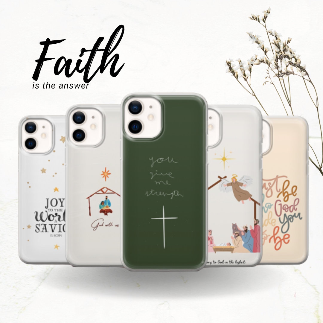 God Phone Case Christian Cover for iPhone 15, 14, 13, 12, 11, Samsung ...