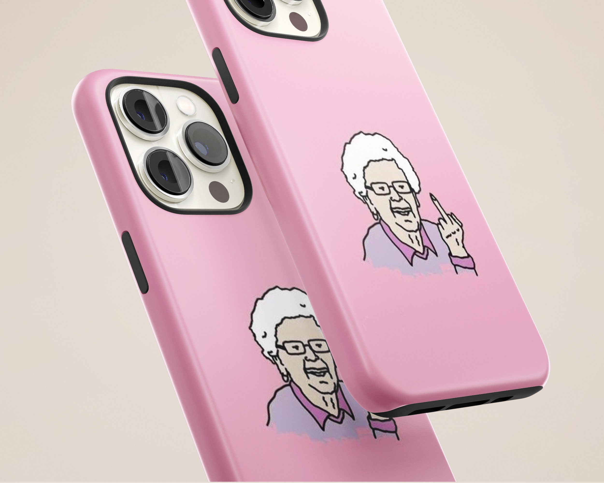 Pink Aesthetic Tough Case Girl Boss Phone Case for iPhone 14 Pro, 13 ...