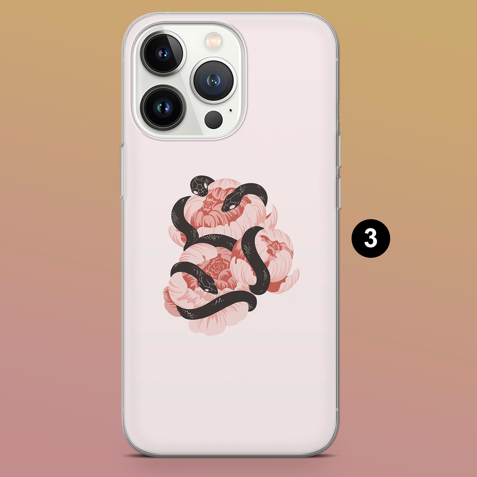 Snake Phone Case Gothic Cover for iPhone 15, 14, 13, 12, 11, Samsung ...