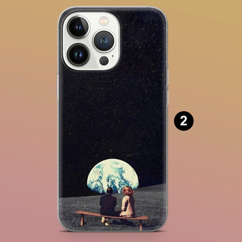 Futuristic Phone Case Deep Space Cover for iPhone 15, 14, 13, 12, 11 ...