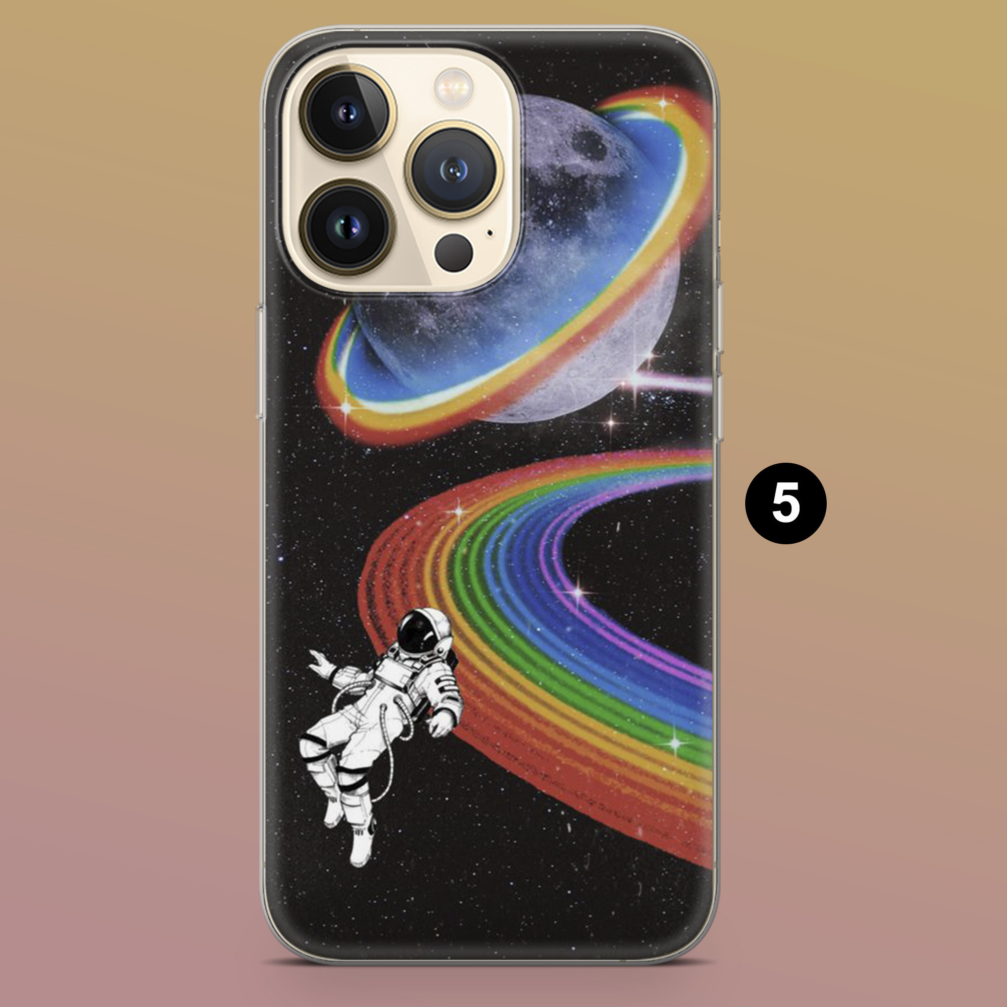 Futuristic Phone Case Deep Space Cover for iPhone 15, 14, 13, 12, 11 ...