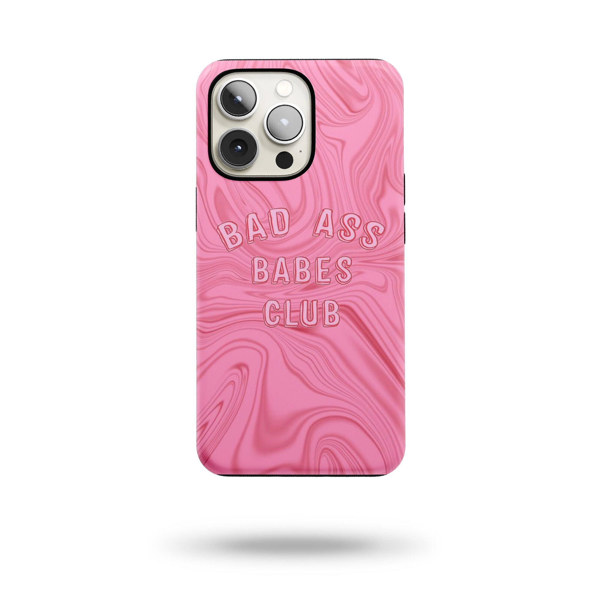 Pink Aesthetic Tough Case Girl Boss Phone Case for iPhone 14 Pro, 13 ...