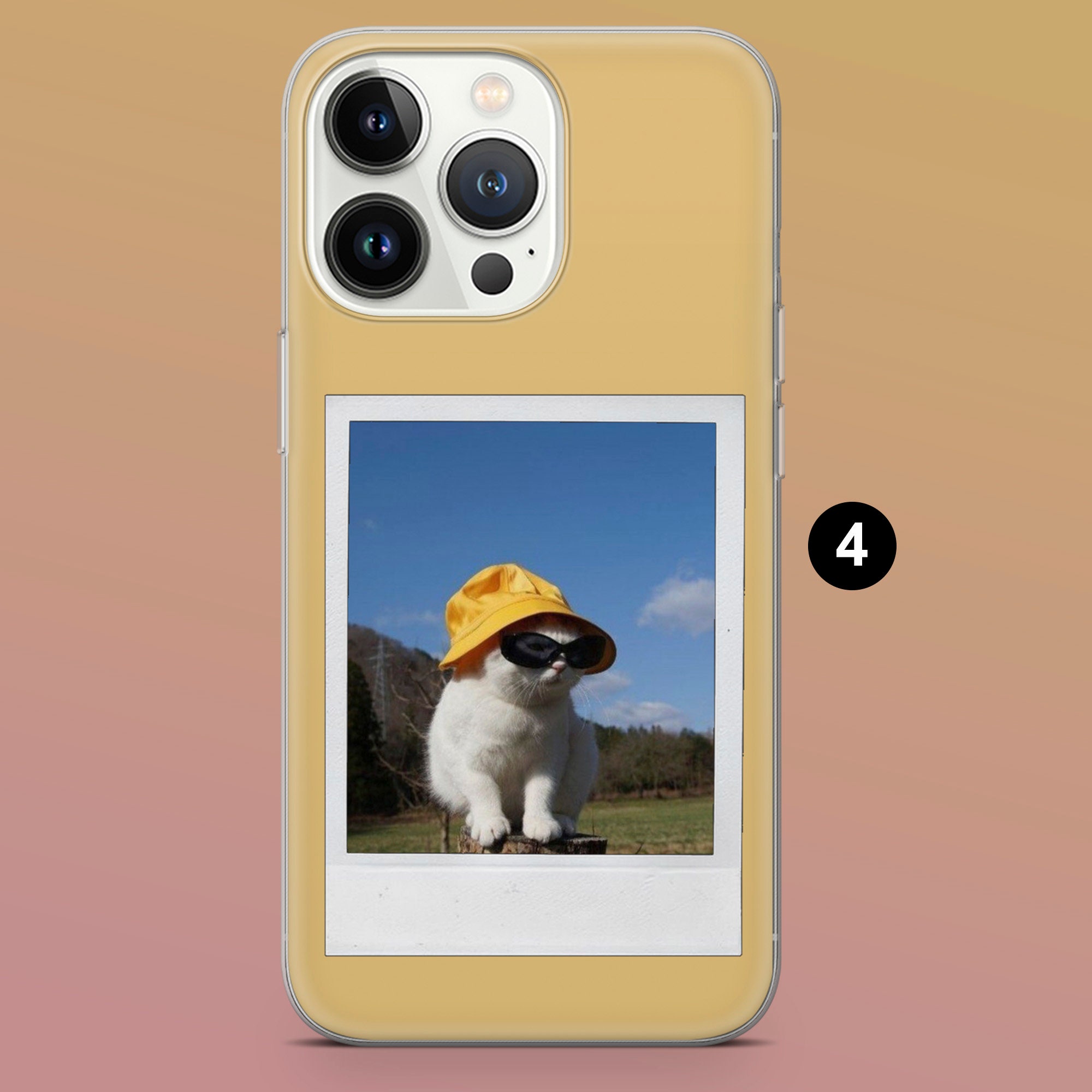 Funny Cat Phone Case Meme Cover for iPhone 15 14 13 12 11 - Etsy
