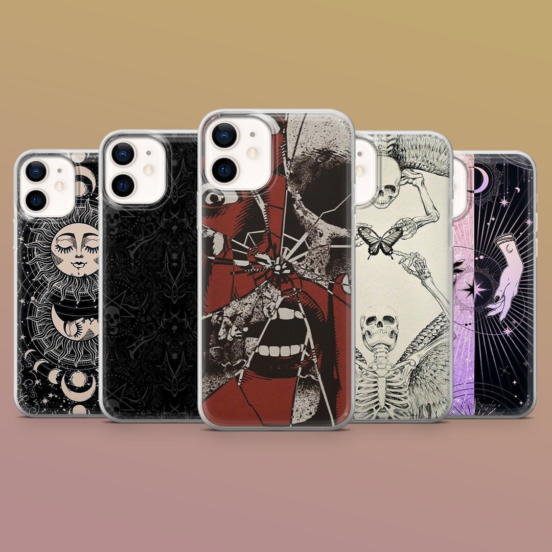 Gothic Phone Case Withcy Cover for iPhone 15, 14, 13, 12, 11, Samsung ...