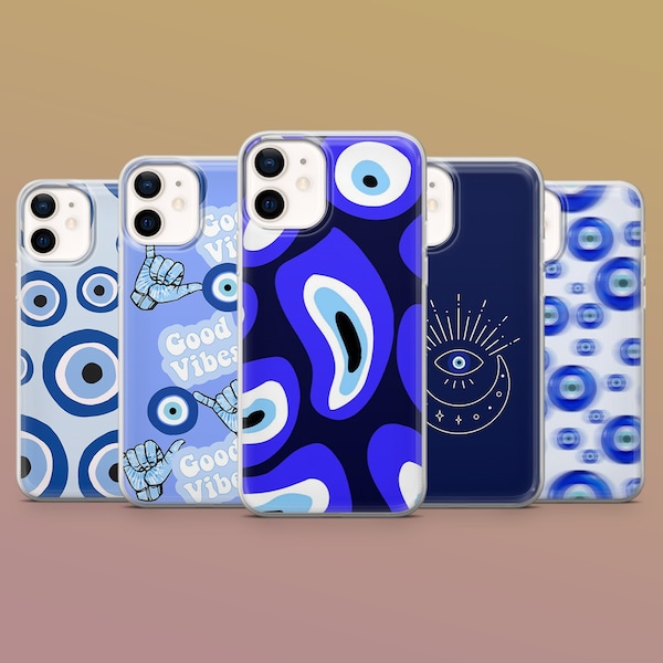 Purple Evil Eye Phone Case - Etsy