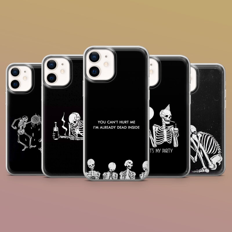 Skeleton iPhone Case - Etsy