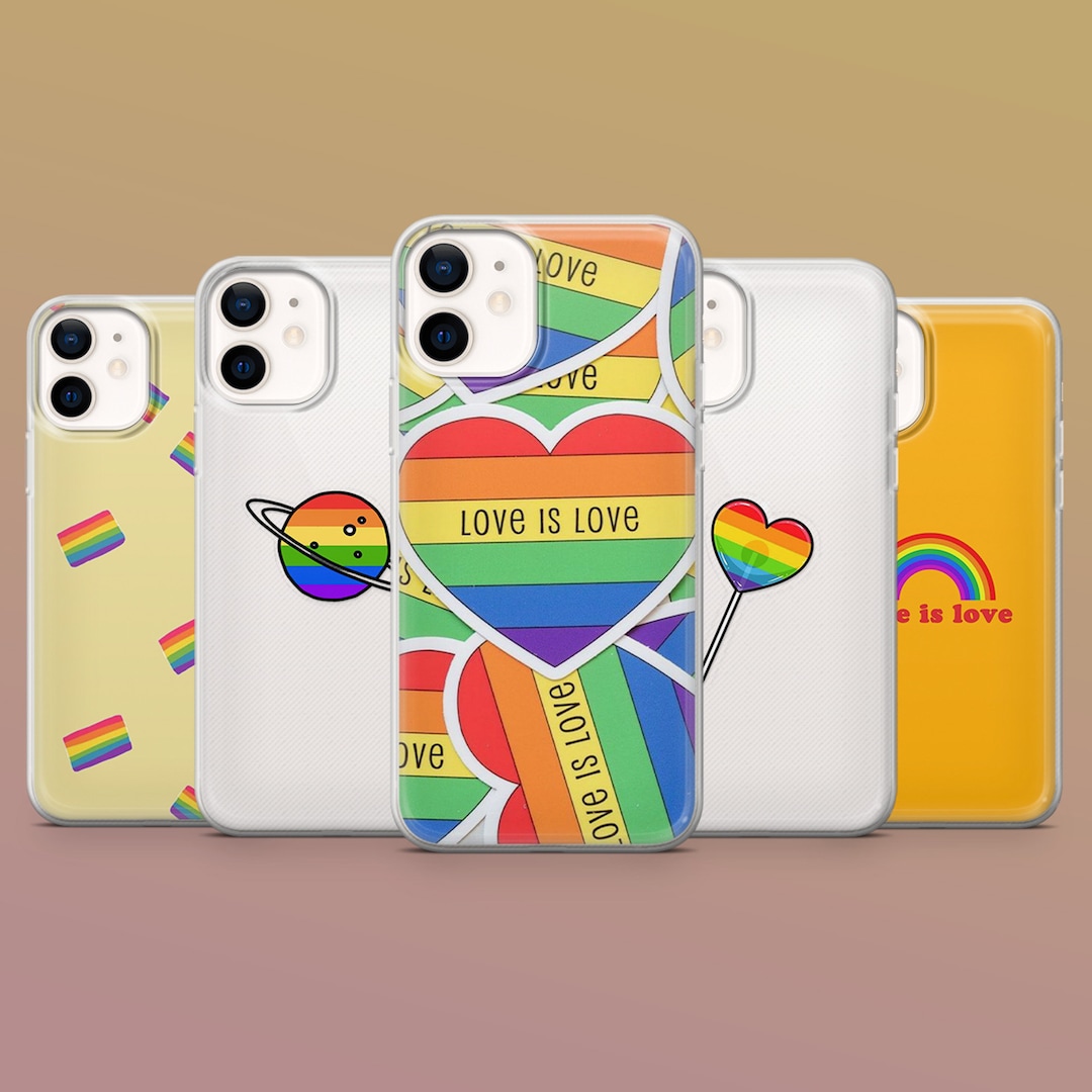Pride Month Phone Case LGBTQ Cover for iPhone 15, 14, 13, 12, 11 ...