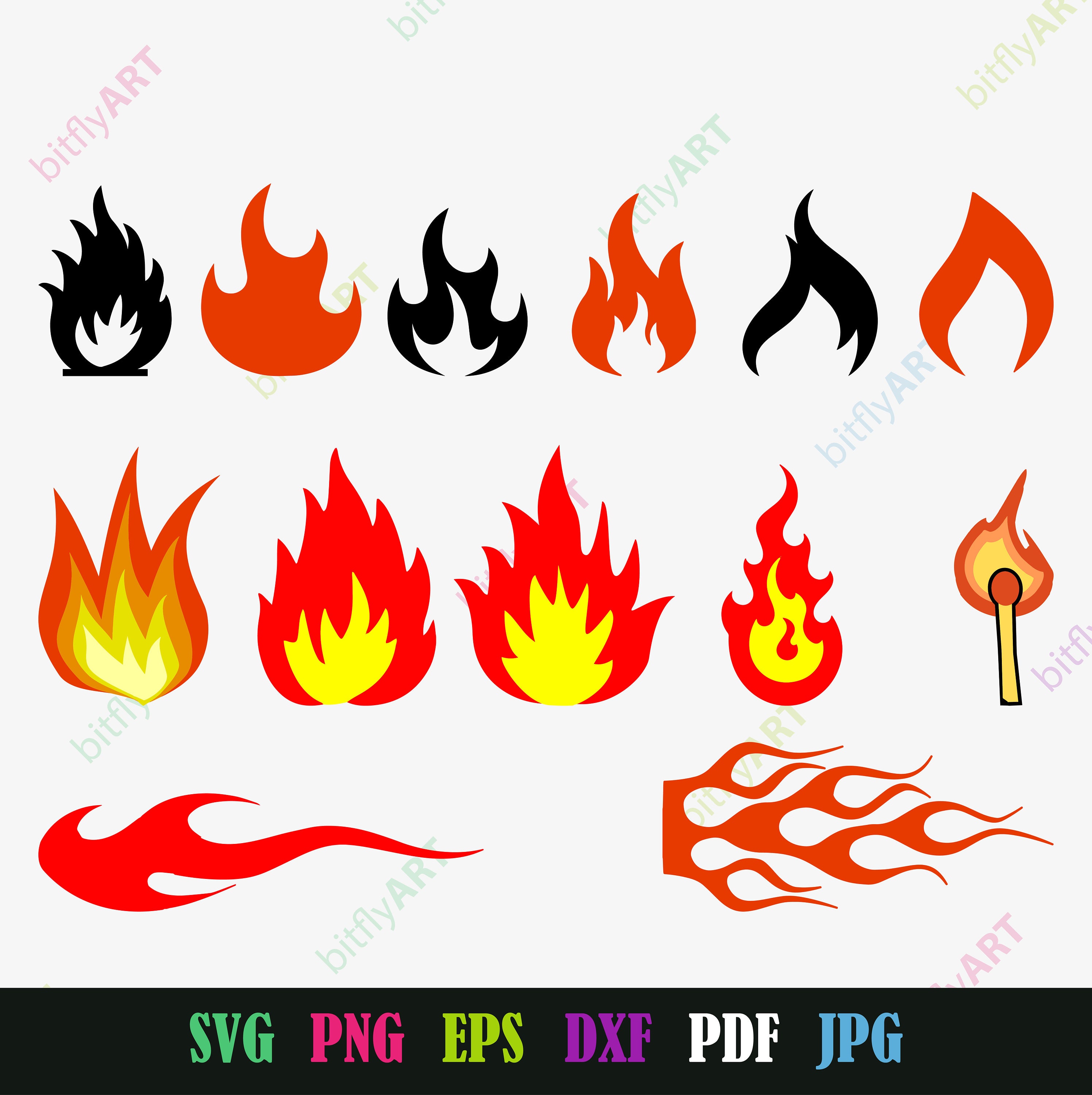 Fire Silhouette Png