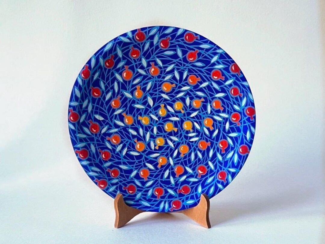 Decorative Ceramic Plate, Large Wall Plate for Kitchen, Kitchen Wall ...