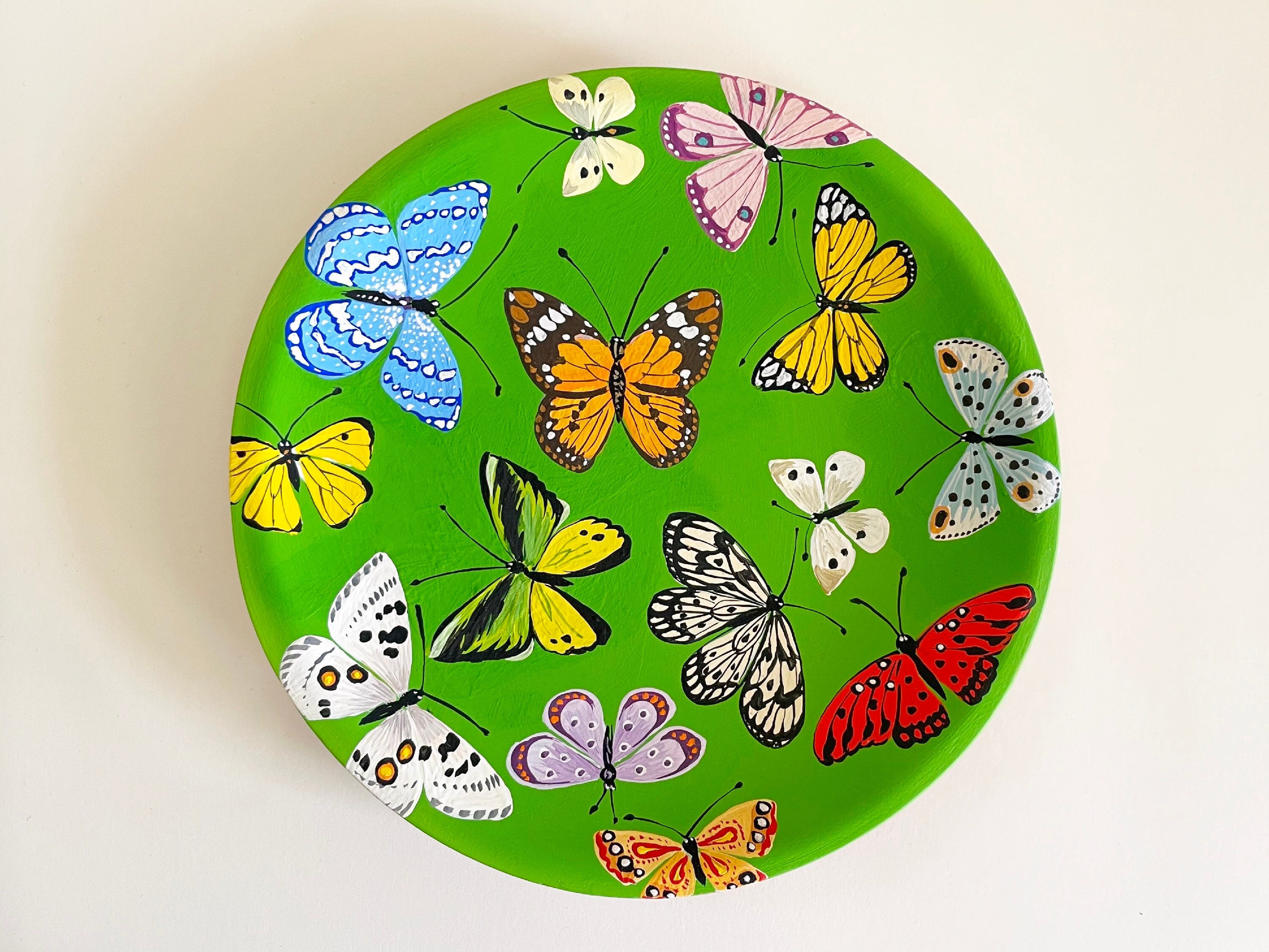 Ceramic Wall Plate, Decorative Wall Plate, Ceramic Wall Art, Hanging ...