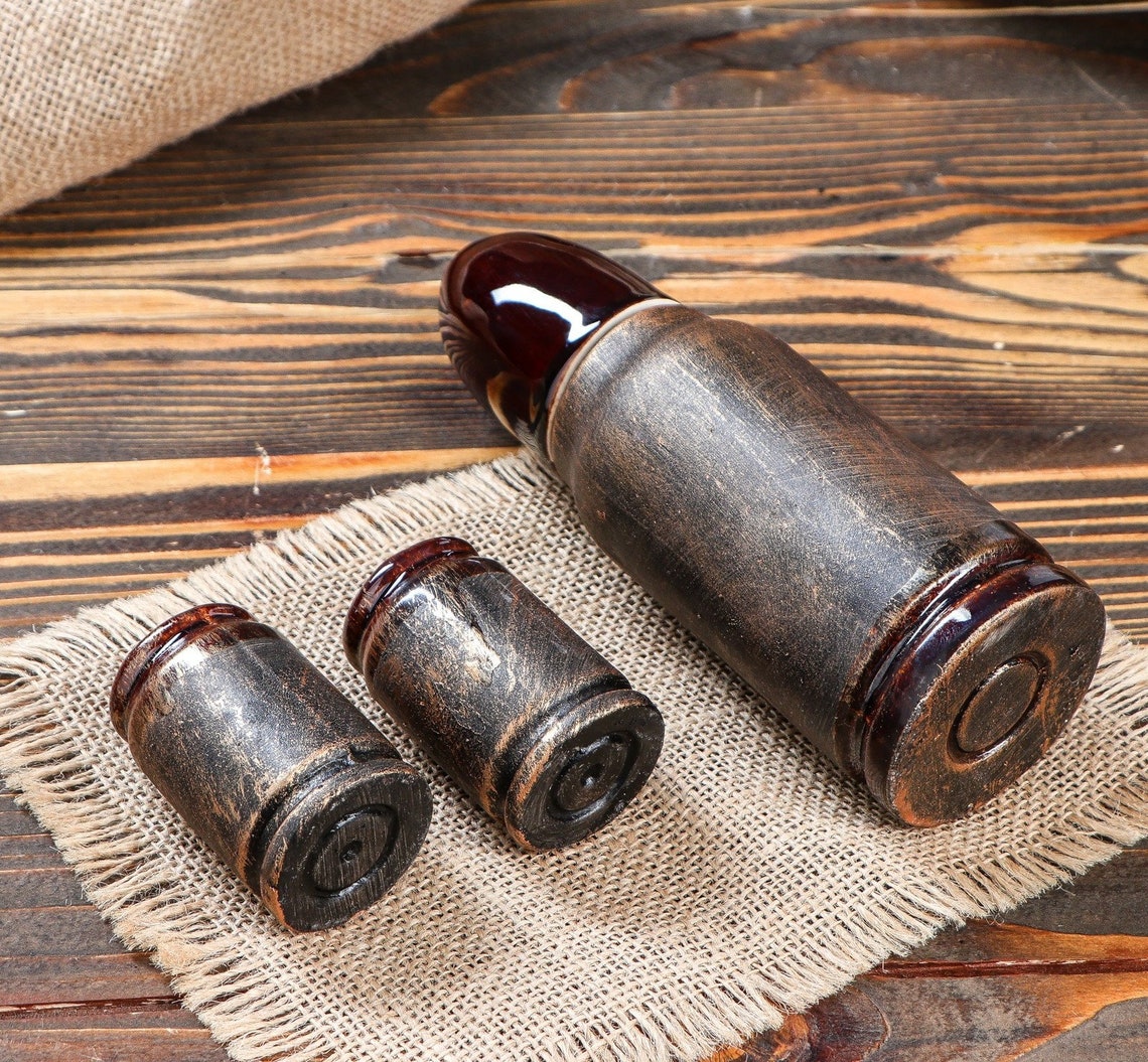 Handmade Сeramic Set BULLET Original Barware | Etsy