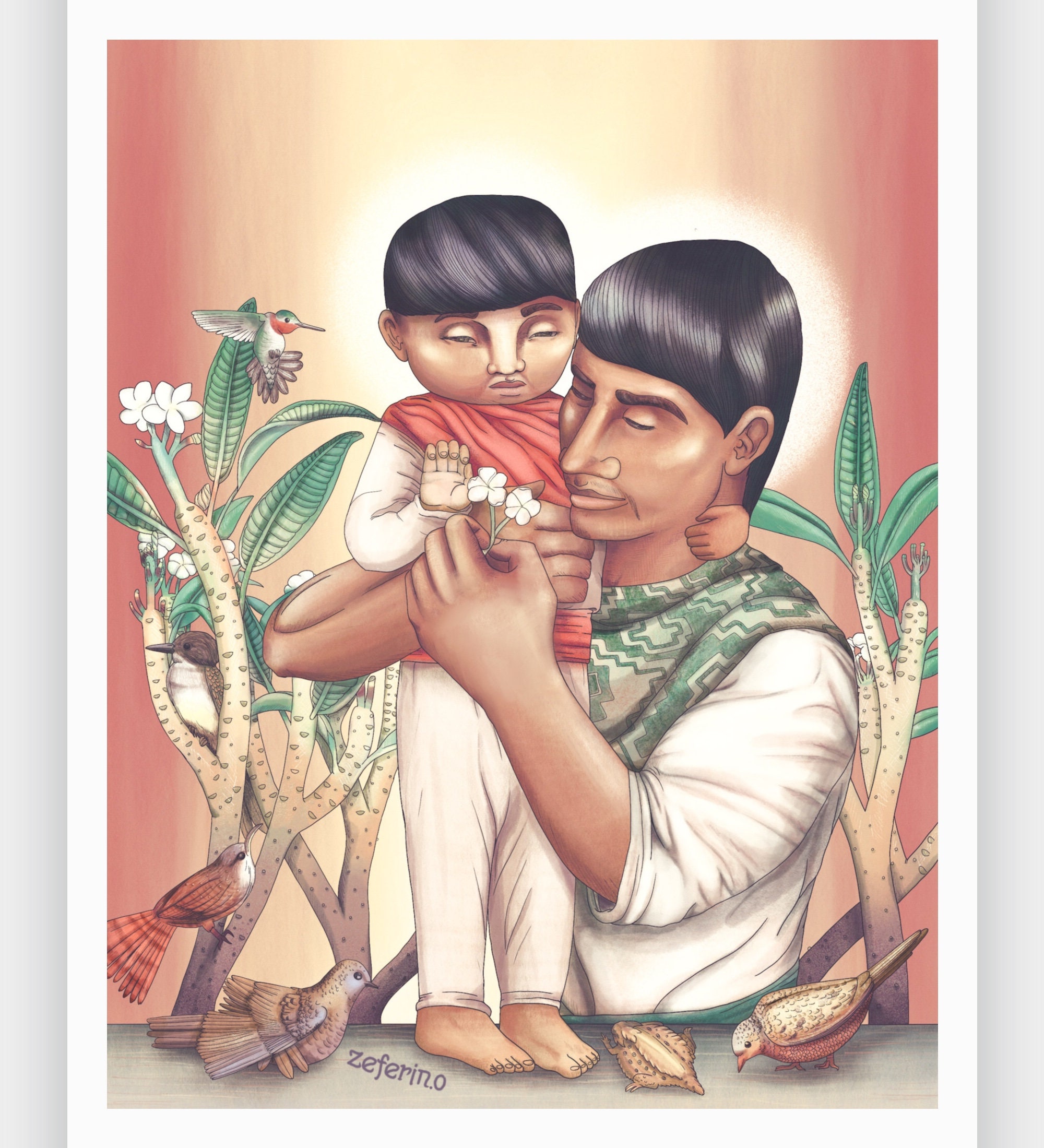 Abrete Corazón Día Del Padre Father's Day Greeting Card - Etsy