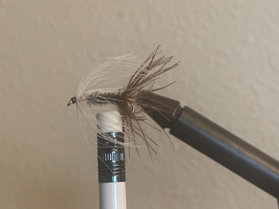 Renegade Trout Fly: Peacock Herl Body, White Hackle - Etsy